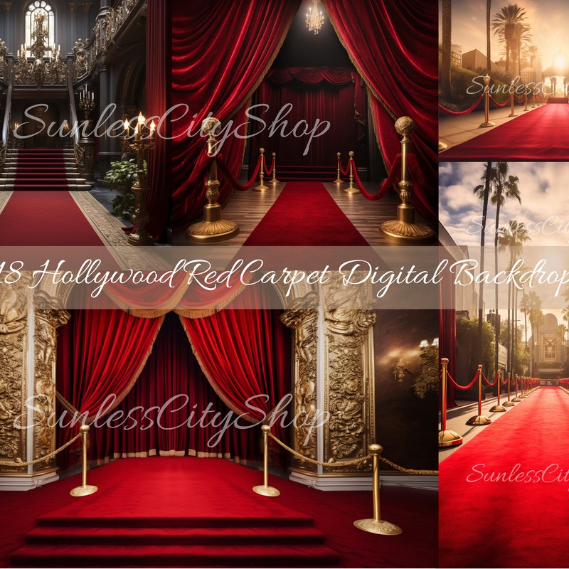 Hollywood Backdrop - Etsy