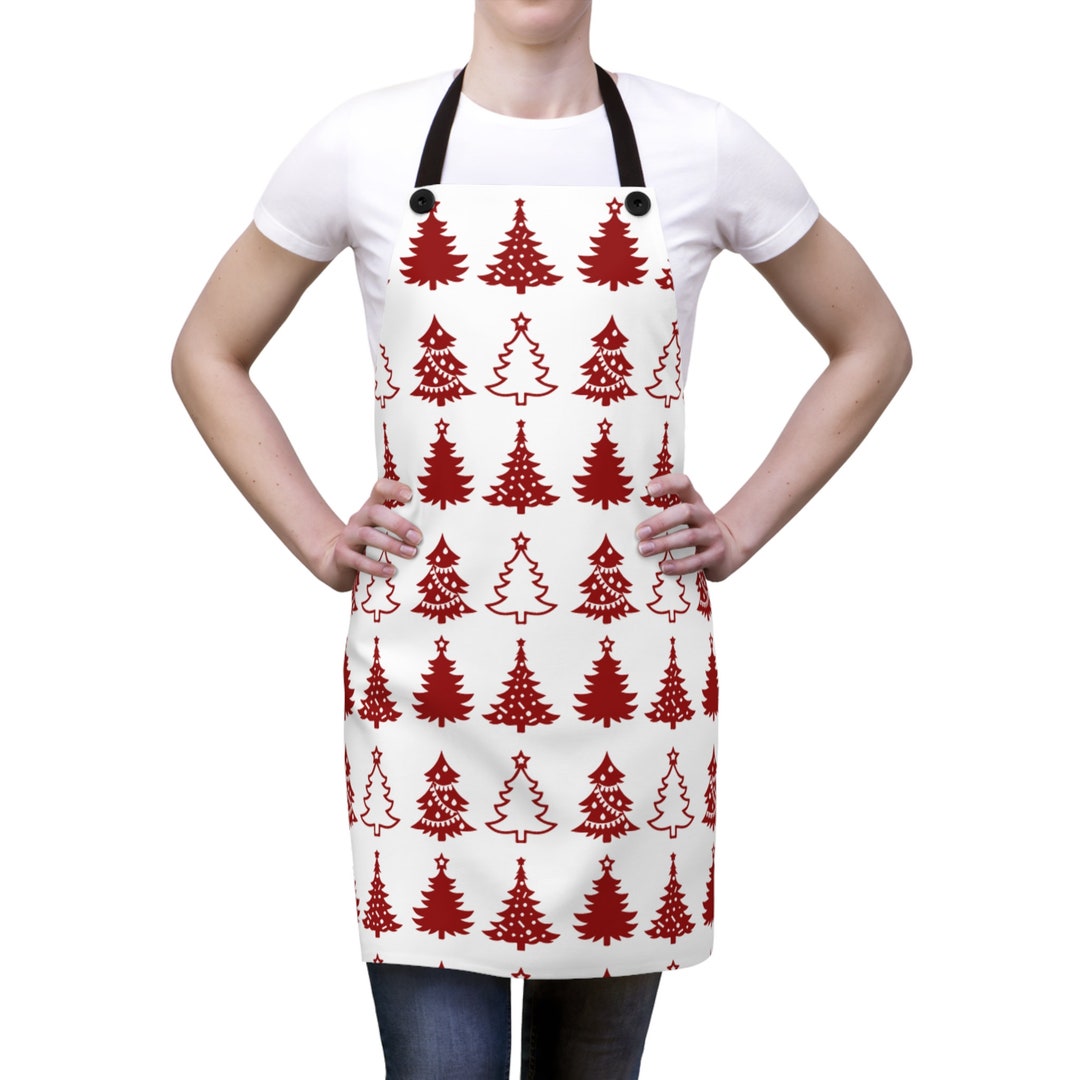 Christmas Tree Apron, Apron, Aprons for Women, Apron for Men, Chef ...