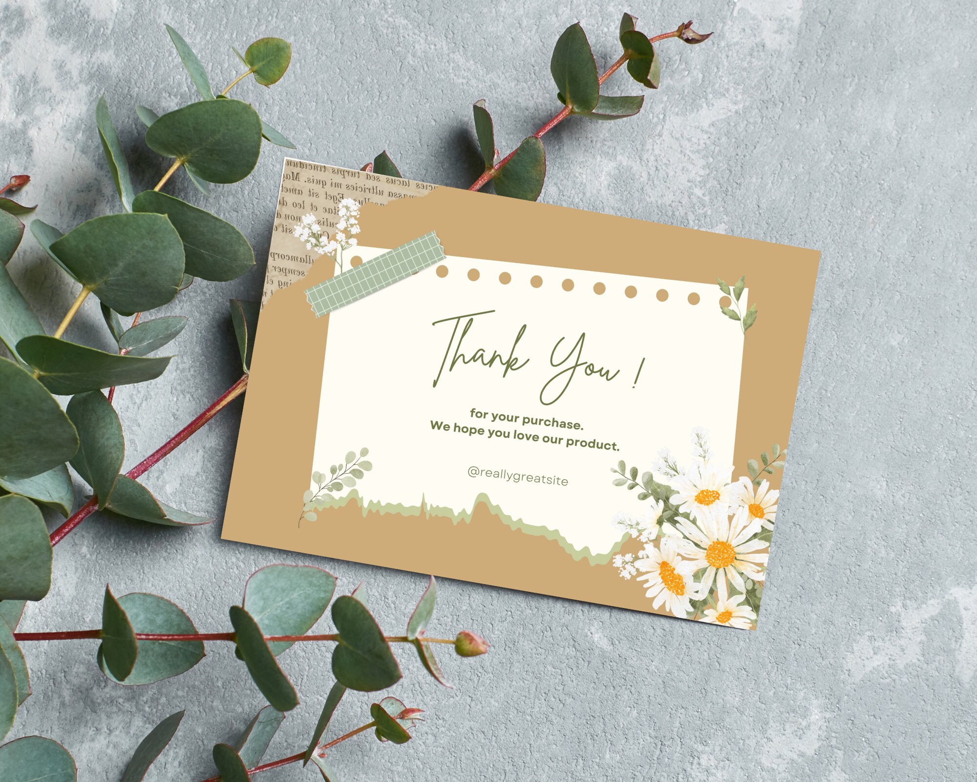 Order Thank You Card Printable Order Thank You Card Thank You Card ...