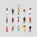 15 VECTOR PEOPLE STANDING | Diverse Set of People in Different Standing ...
