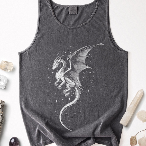 Womens Dragon Tanktop - Etsy UK
