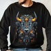 Buffalo Sweatshirt, Bison Spirit Animal Totem Sweater, Shamanic Power ...