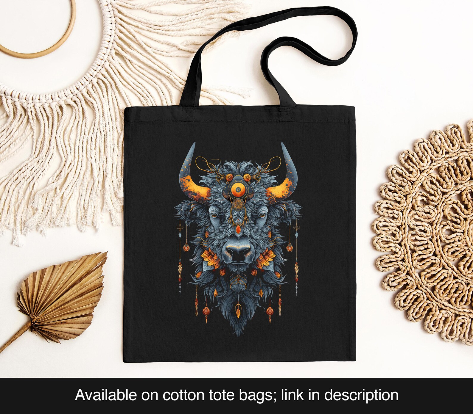 Buffalo Sweatshirt, Bison Spirit Animal Totem Sweater, Shamanic Power ...