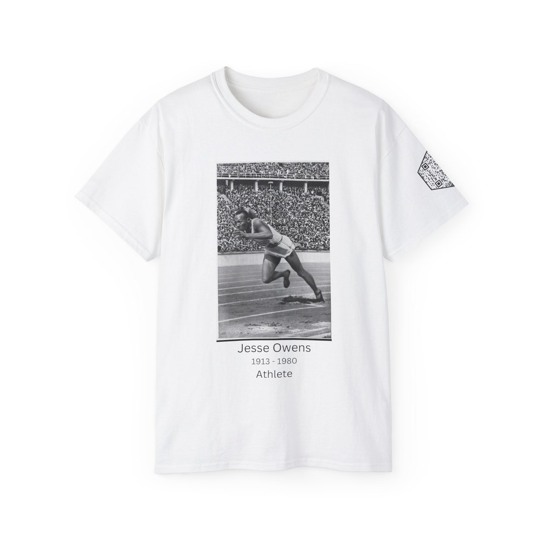 QR Code - 4 Time Olympic Gold Medal Winner Jesse Owens - Etsy