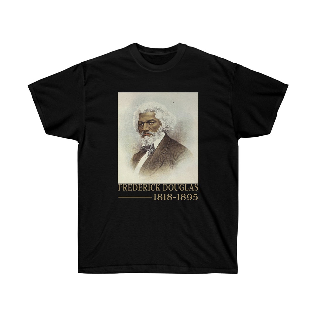 Frederick Douglass Retro Minimalist T-shirt, Frederick Douglas Print ...