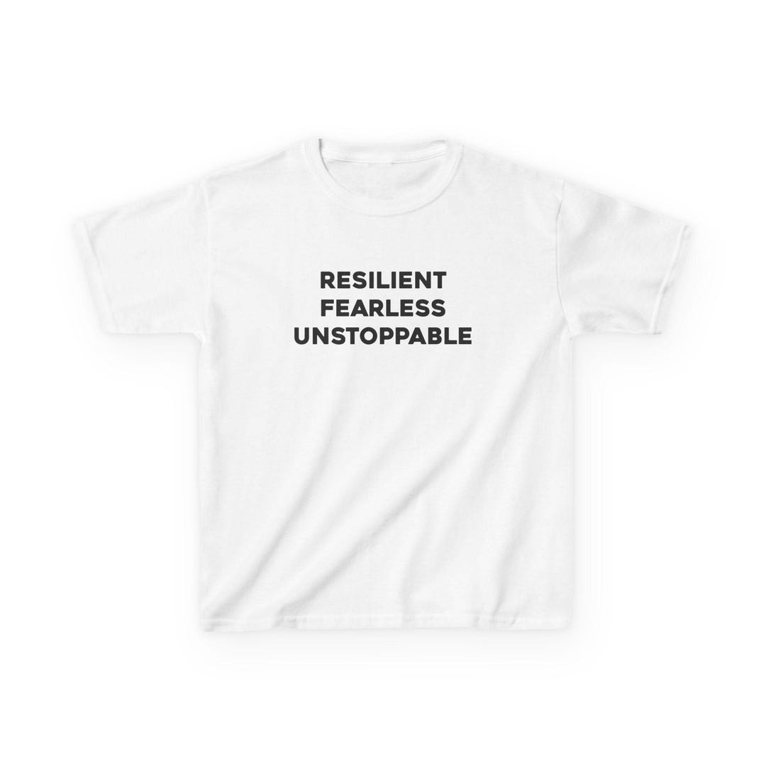 Resilient Fearless Unstoppable T-shirt | Motivational Statement Tee ...