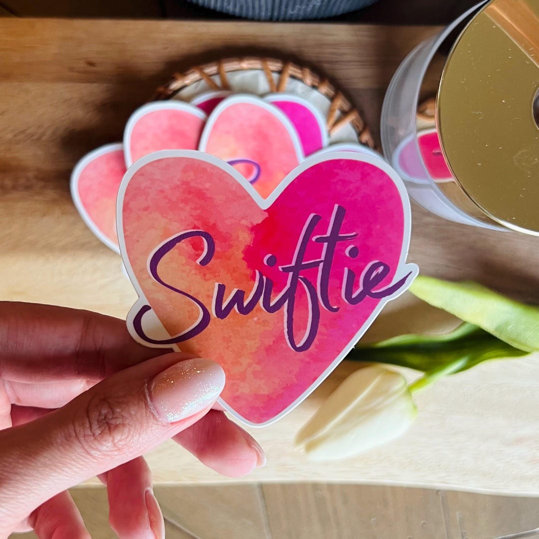 Swiftie Heart Sticker for Water Bottle Stickers Cute Laptop Stickers ...
