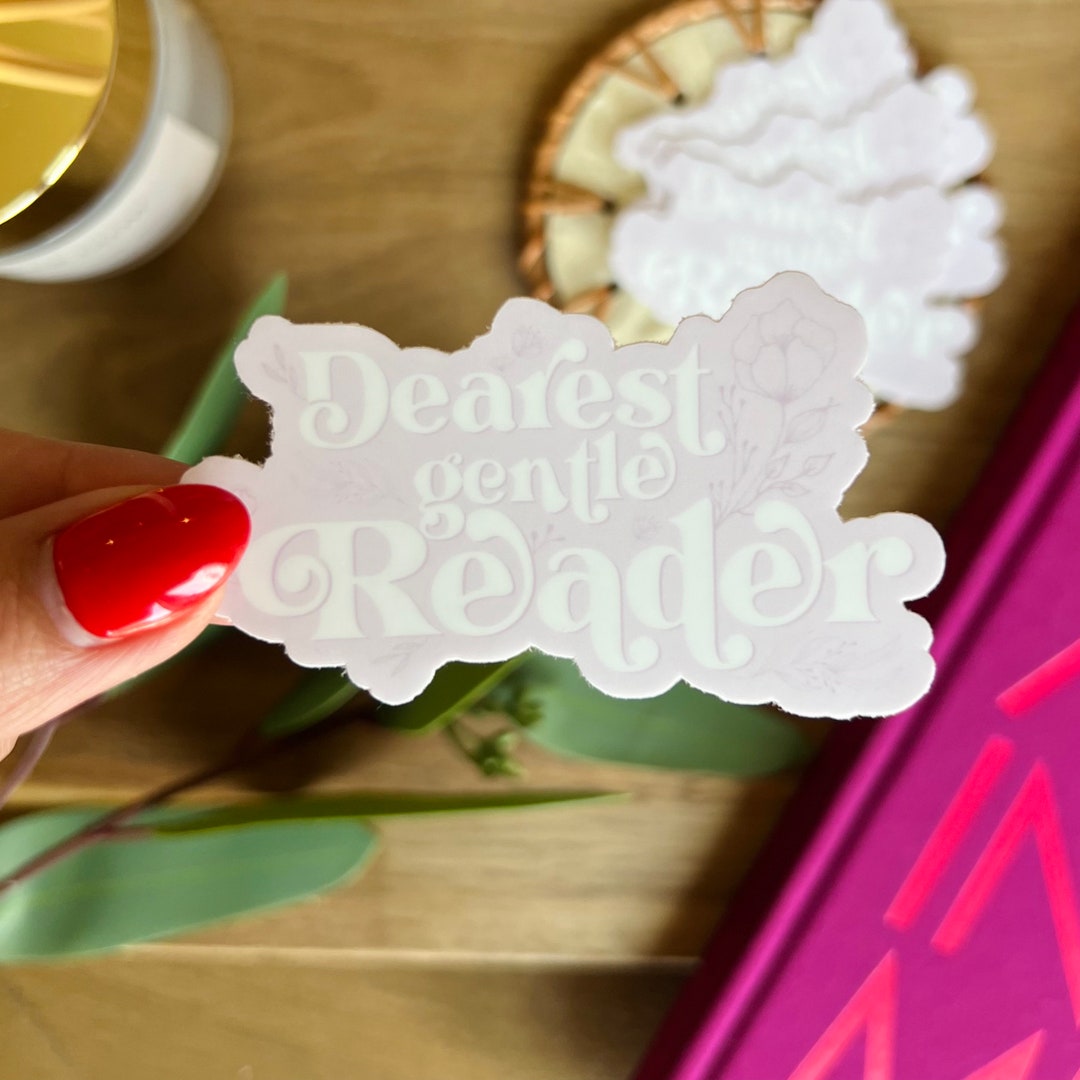 Dearest Gentle Reader Sticker Bridgerton Sticker Bookish Lover Gift ...