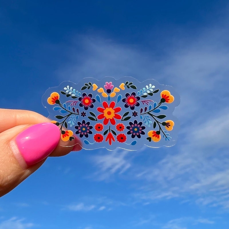 Flower Stickers - Etsy