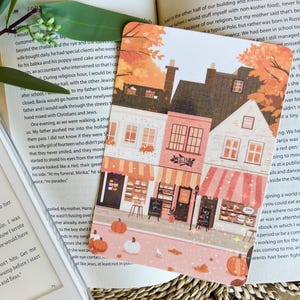Cozy Fall Town Kindle Insert for Kindle Clear Case, Fall Holographic ...