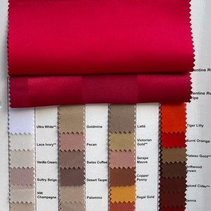 MATTE SATIN FABRIC - Etsy