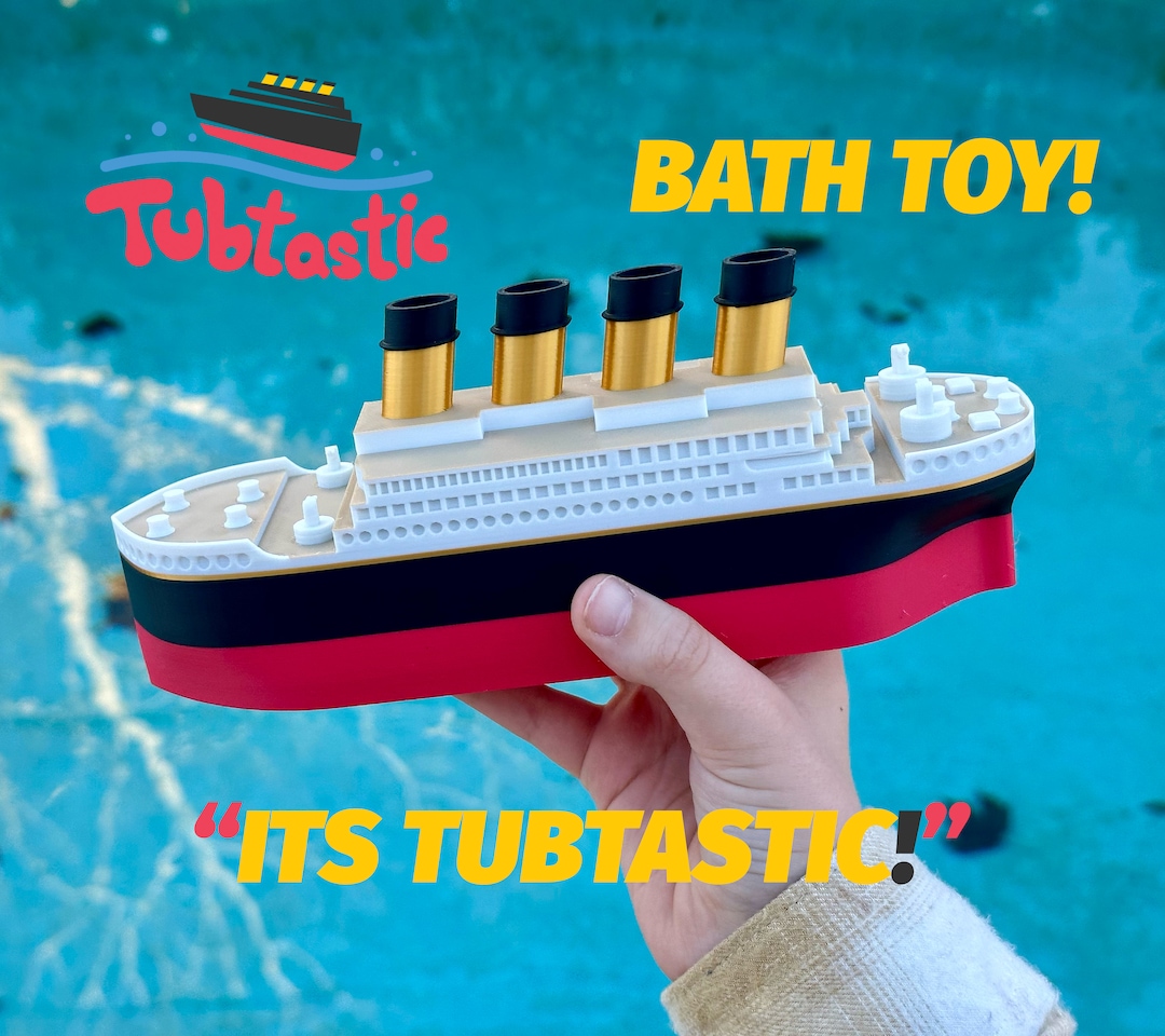 The Original Tubtastic 8 in TITANIC Floating Bath/pool Toy - Etsy