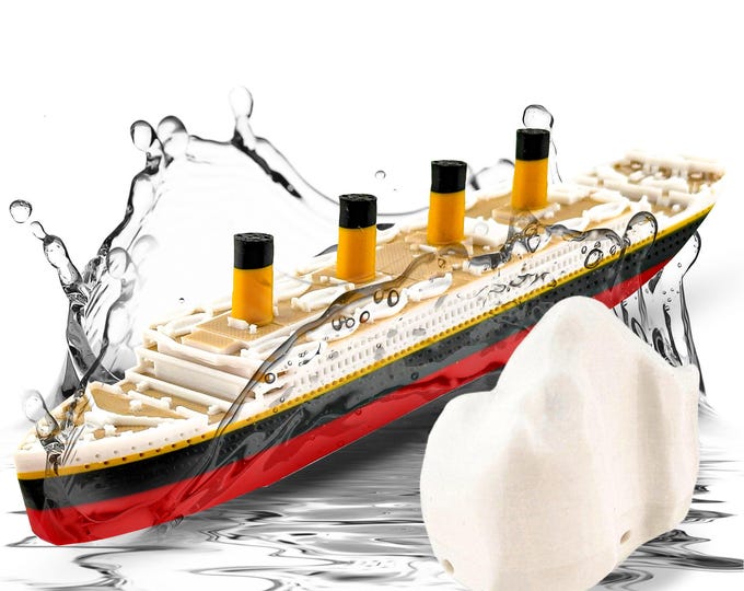 It Floats! the Original Tubtastic TITANIC 8 Inch Detailed Floating Bath ...