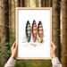 Colorful Canoes by the Shore Colorful Canoes, Watercolor Print, Canoe ...