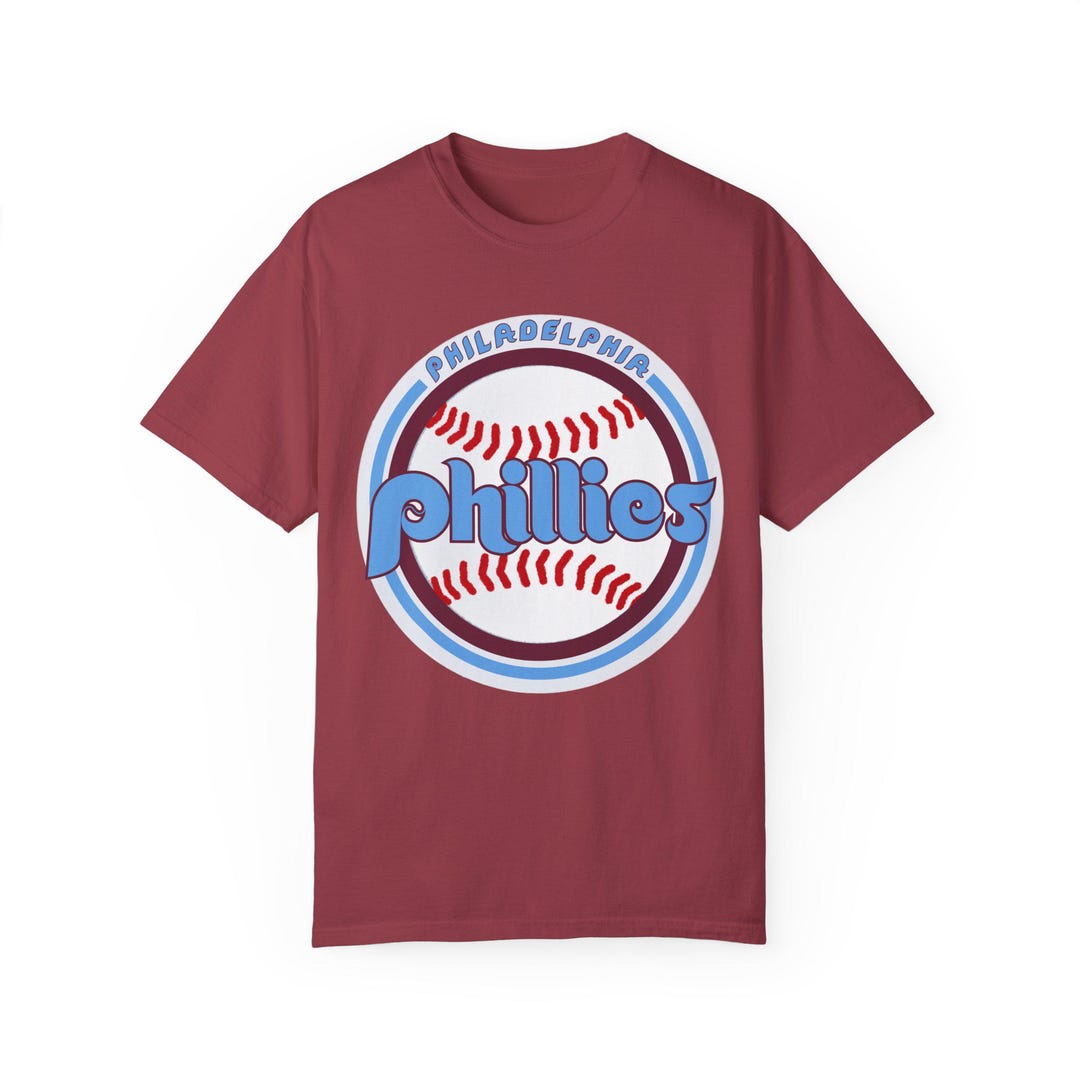 Philadelphia Phillies Retro Vintage Style Baseball T Shirt, Comfort ...