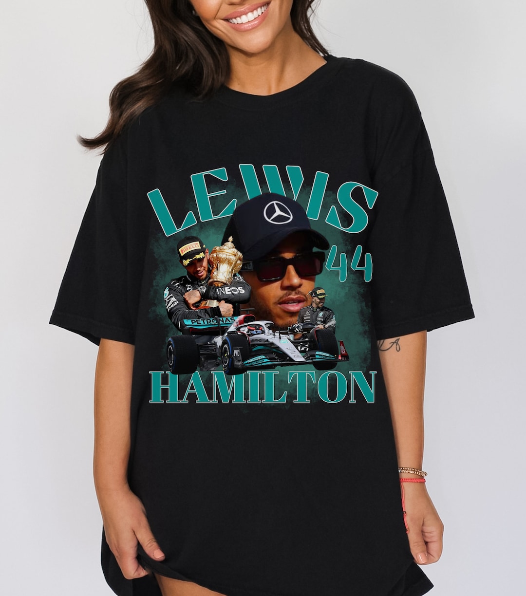 Lewis Hamilton Vintage Retro Style Bootleg T Shirt - Etsy