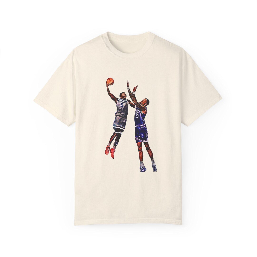 Anthony Edwards Posterize Dunk Graphic Bootleg T Shirt, Comfort Colors ...