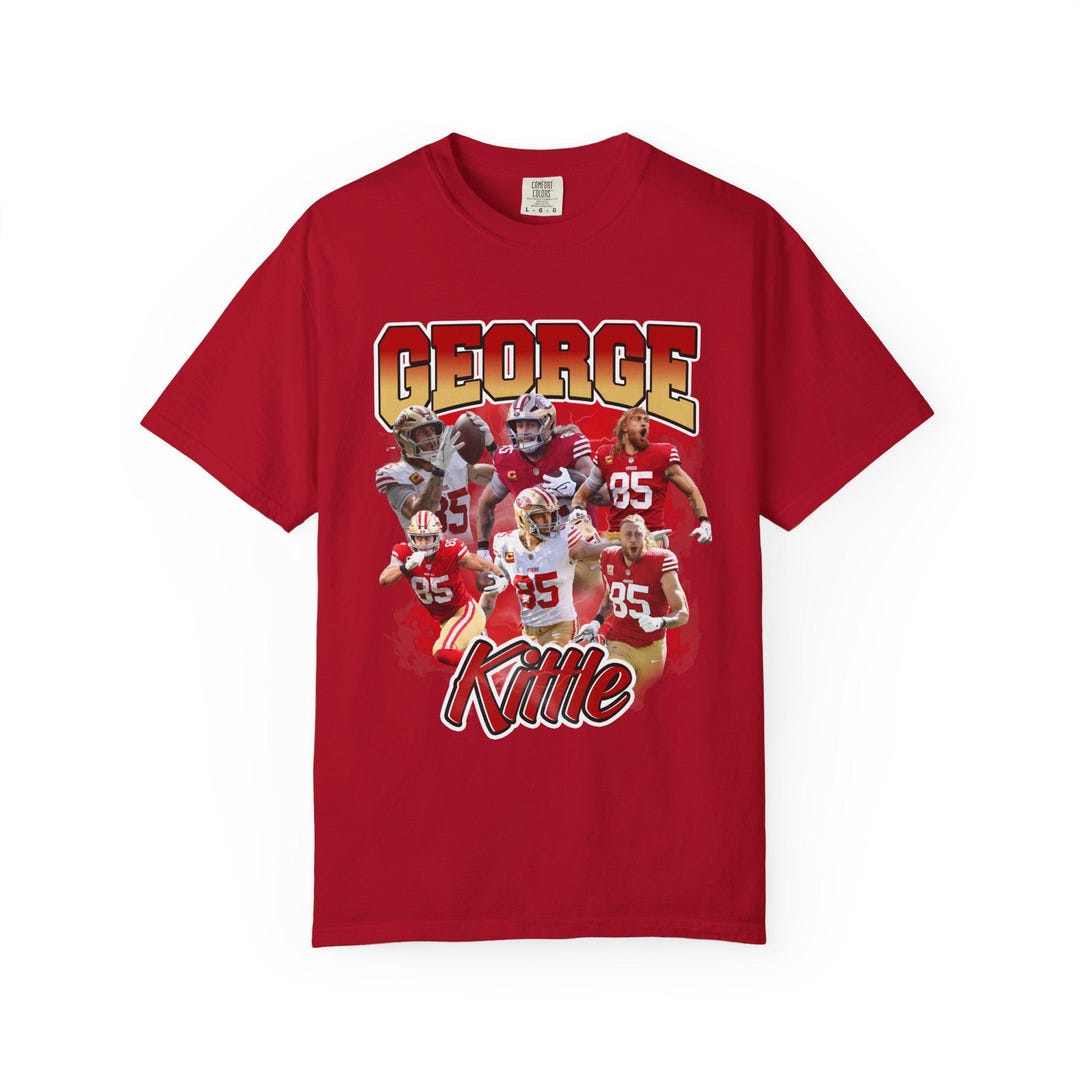 George Kittle Vintage Bootleg Style Comfort Colors T Shirt, San ...