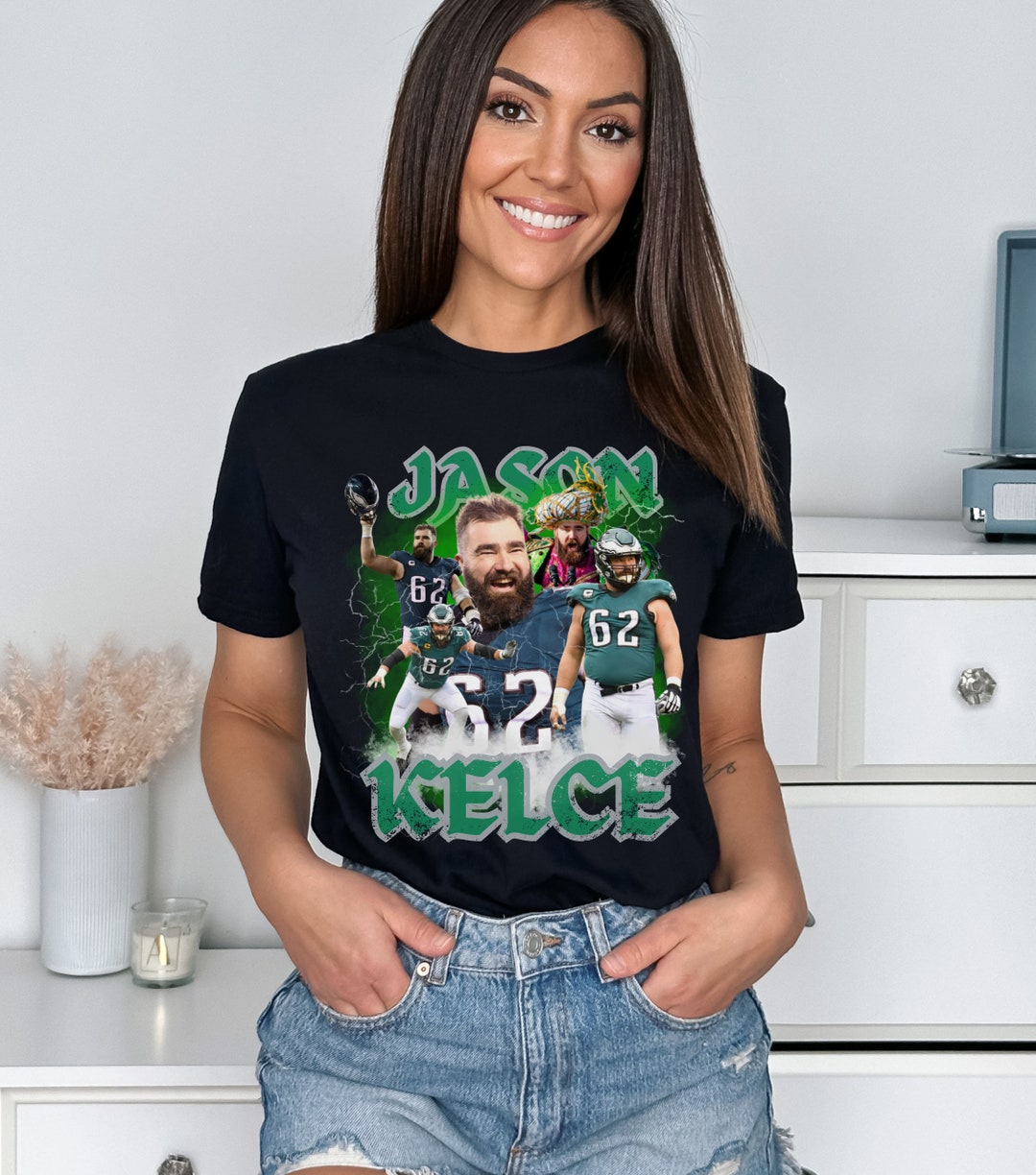 Jason Kelce Vintage Retro Style Bootleg Unisex T Shirt - Etsy