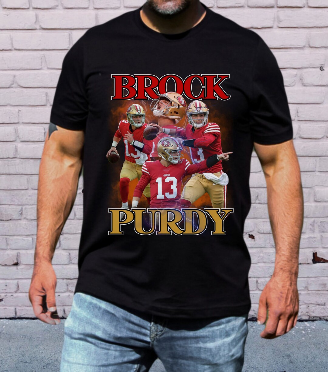 Brock Purdy Vintage Retro Style Bootleg T Shirt Unisex - Etsy