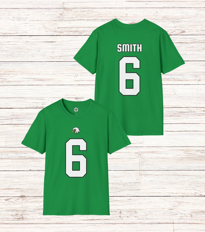 Devonta Smith Philadelphia Kelly Green T Shirt Jersey - Etsy