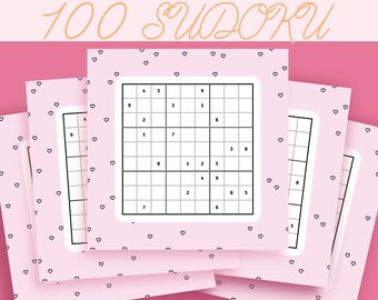Sudoko Printable 200 Sudokus Printable Soduko Pdf Printanle 100 Pages ...