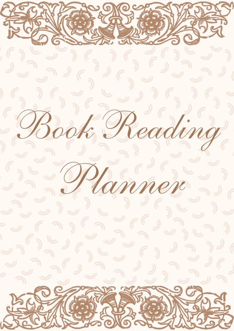 Printable Book Reading Planner Printable Book Reading Planner ...