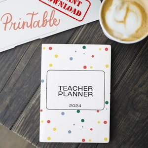 Printable Instant Download Teacher Year Planner for Teachers Teacher ...