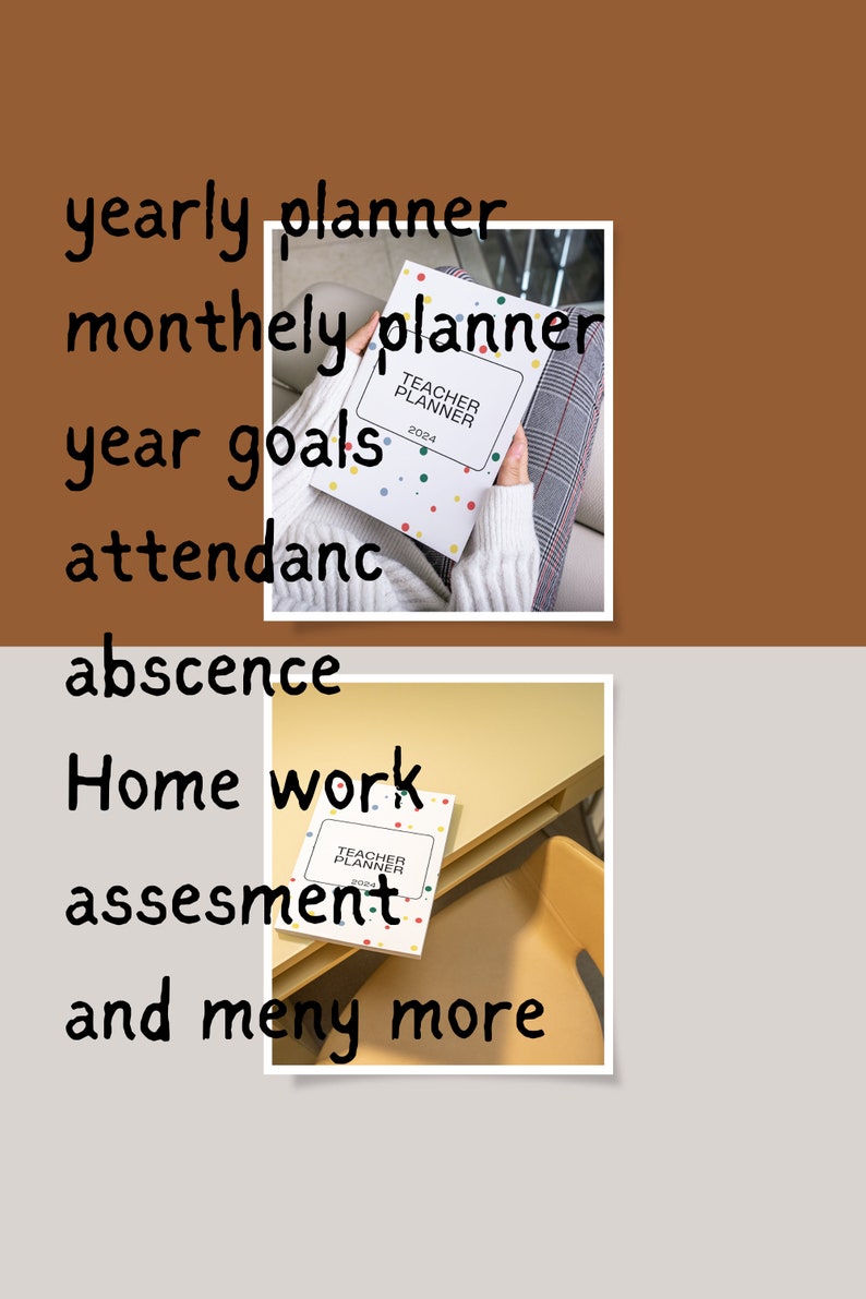 Printable Instant Download Teacher Year Planner for Teachers Teacher ...