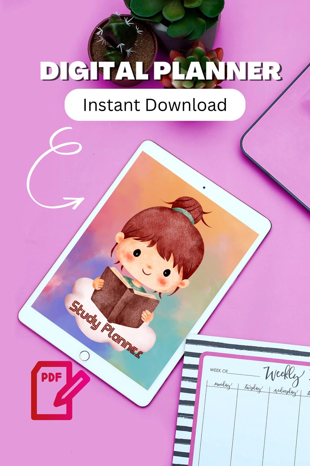 Digital Study Planner Student Study Planner Study Planner Study Goal ...