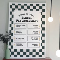 Modern Where is the School Social Worker Sign, Where is the Counselor ...