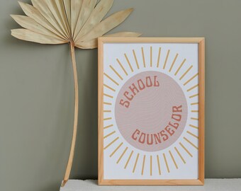 Where is Your School Counselor Checkered Sign (digital Download Version ...