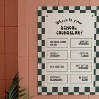 Where is the Counselor Door Sign, Confidentiality Poster Set, PRINTABLE ...