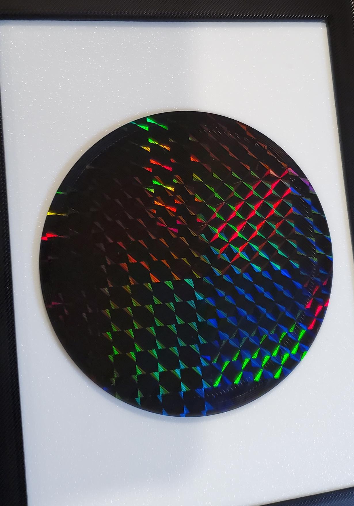 Holographic Replica Silicon Wafer - With Display - Etsy