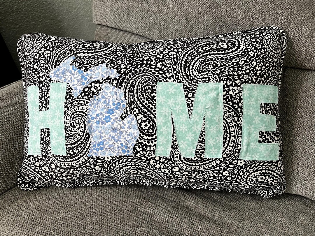 One of a Kind, Upcycled, Funky Colorful State of Michigan Mitten ...