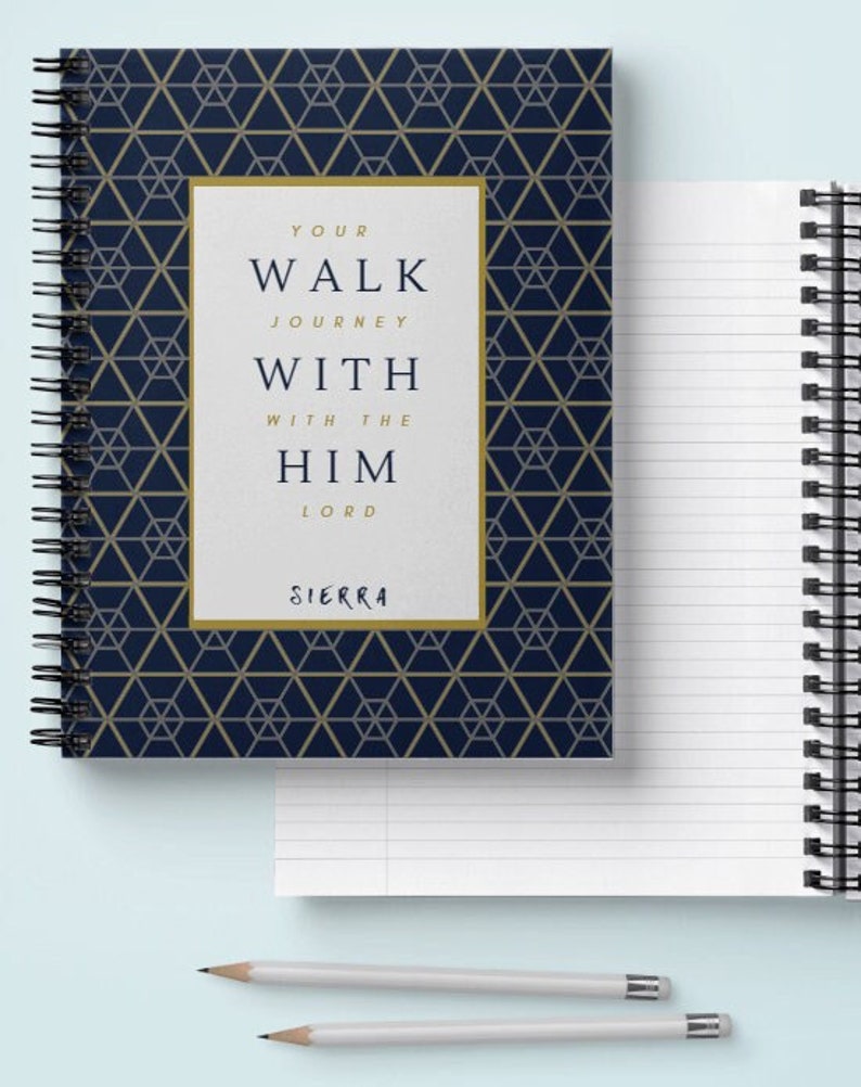 Personalized Spiral Notebook Scripture Journal Custom Bible Notebook - Etsy