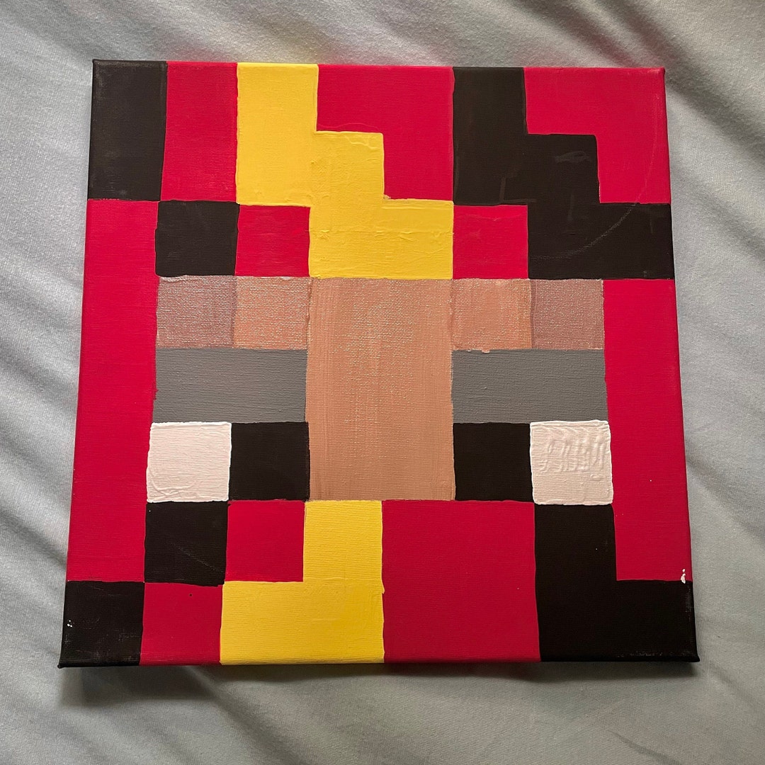 Ponk Minecraft Skin Face Painting - Etsy