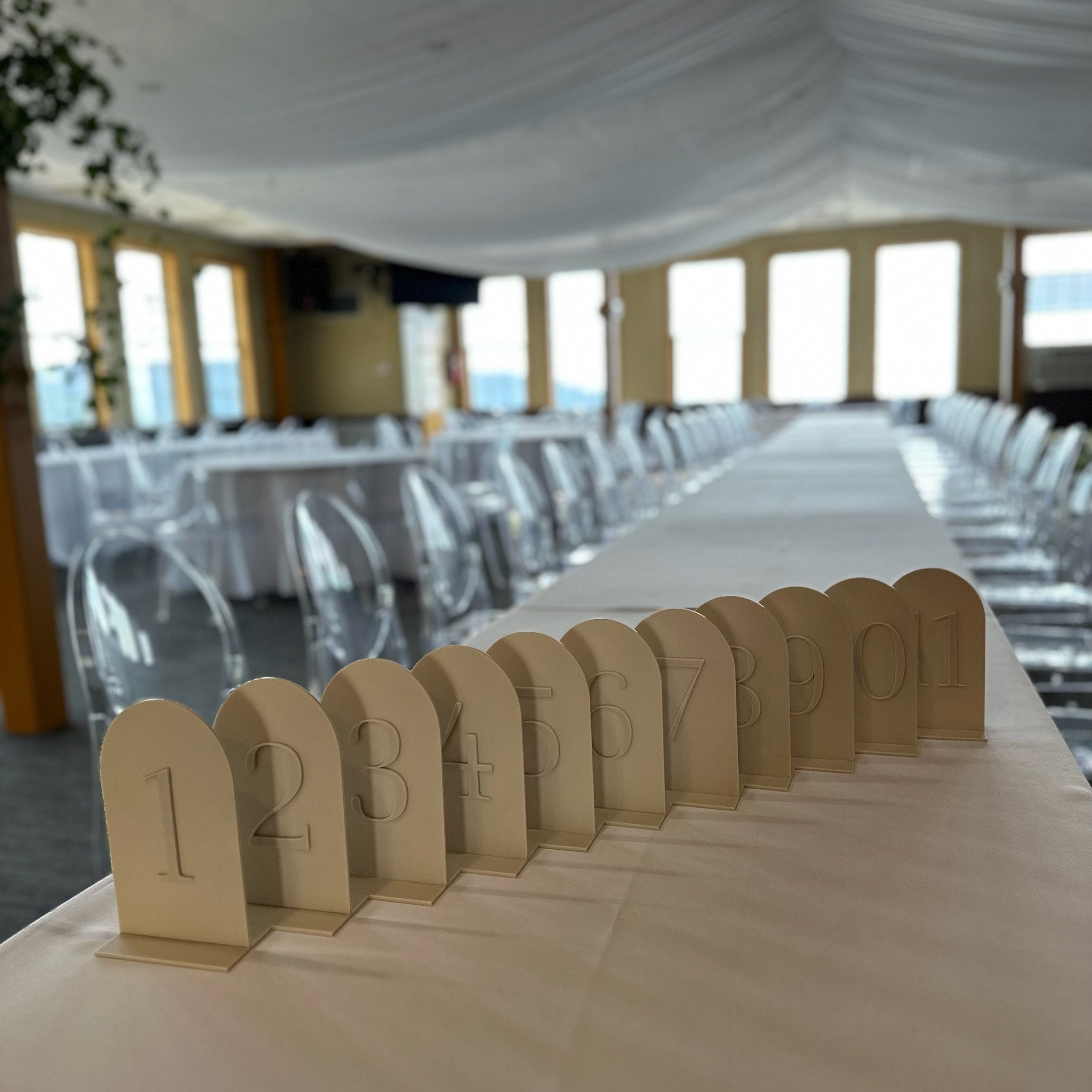 Acrylic Table Number Custom Table Number Custom Wedding Table Number ...