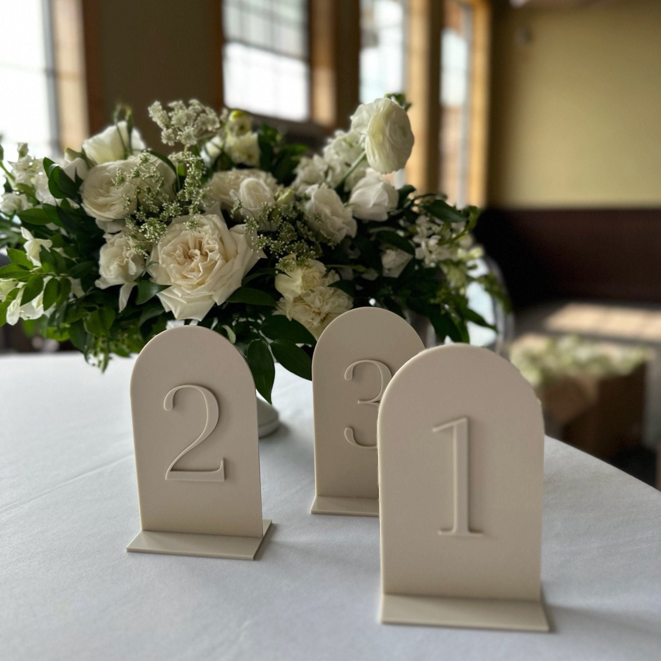 Acrylic Table Number Custom Table Number Custom Wedding Table Number ...