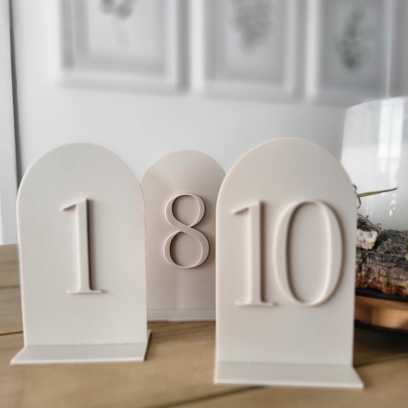 Custom Table Numbers - Etsy