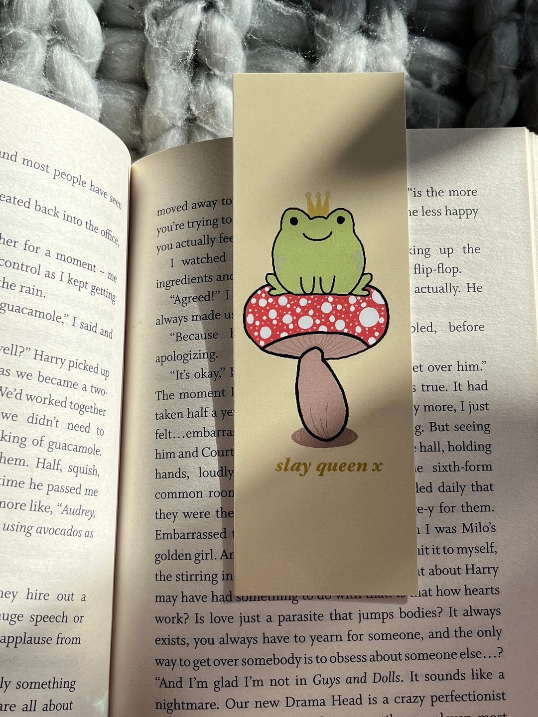 Slay Queen Frog Bookmark Slay Queen Cute Bookmark Frogs - Etsy