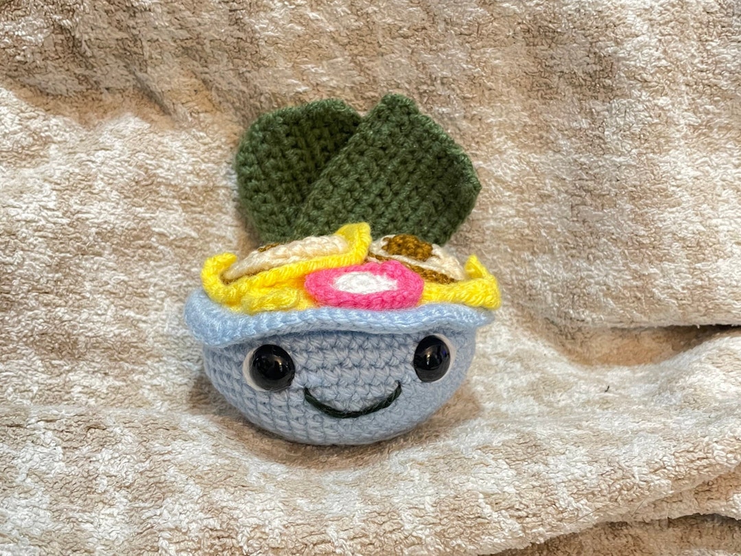 Tonkotsu Ramen Plushie Amigurumi Crochet - Etsy