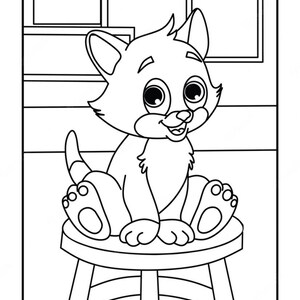 Lovely Animal Coloring Pages for Childs - Etsy