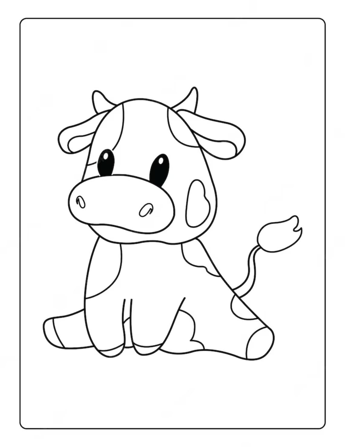 Lovely Animal Coloring Pages for Childs - Etsy