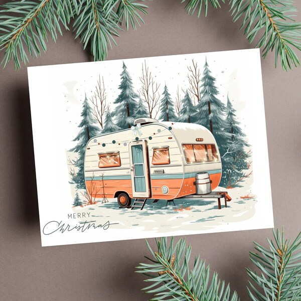 Vintage Holiday Card - Etsy