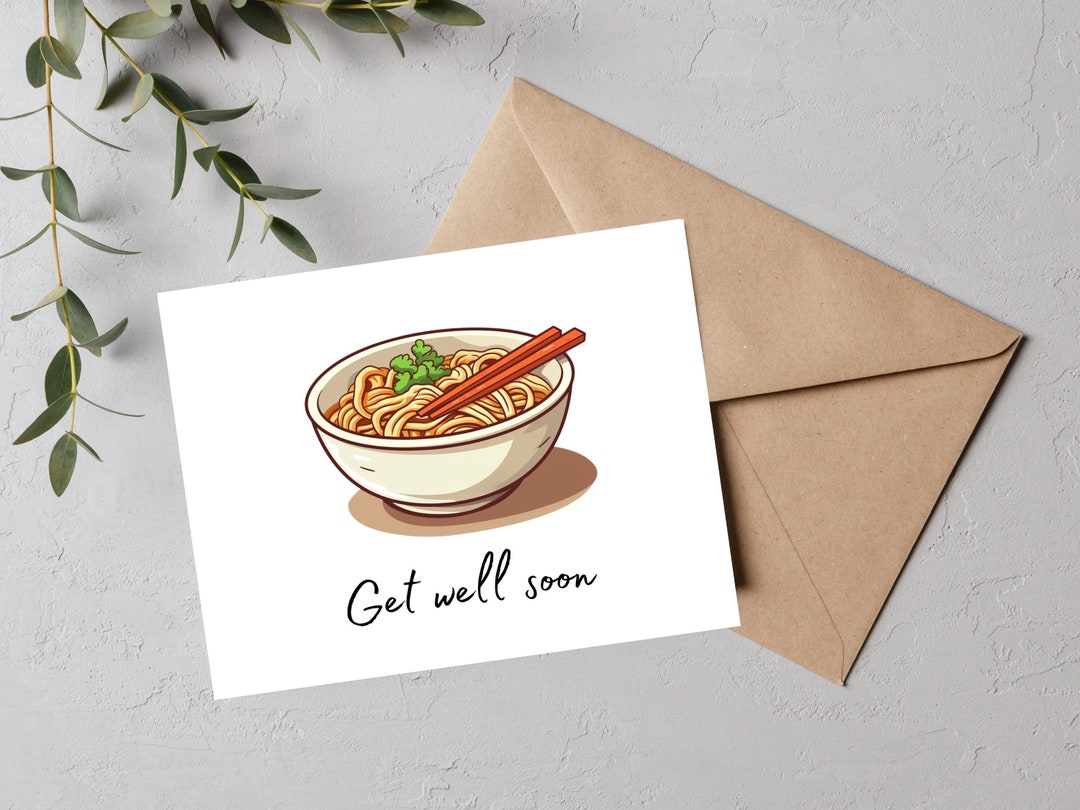 Recovery Card Get Well Soon Sick Day Gift Get Well Package Feel Better ...