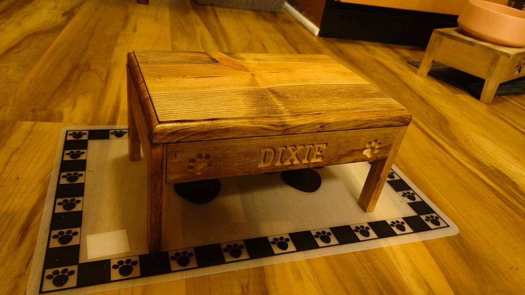Customizable Dog Dish Stand - Etsy