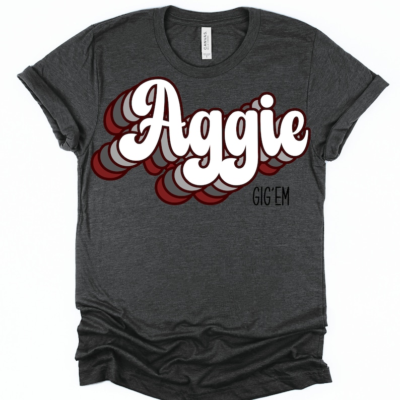 Aggie Gig 'em Shirt Texas A&M University T-shirt Aggie - Etsy