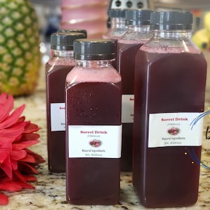 Jamaican Sorrel Hibiscus Punch Sorrel Drink Caribbean Hibiscus Drink Zobo Drink Sample Size - Etsy