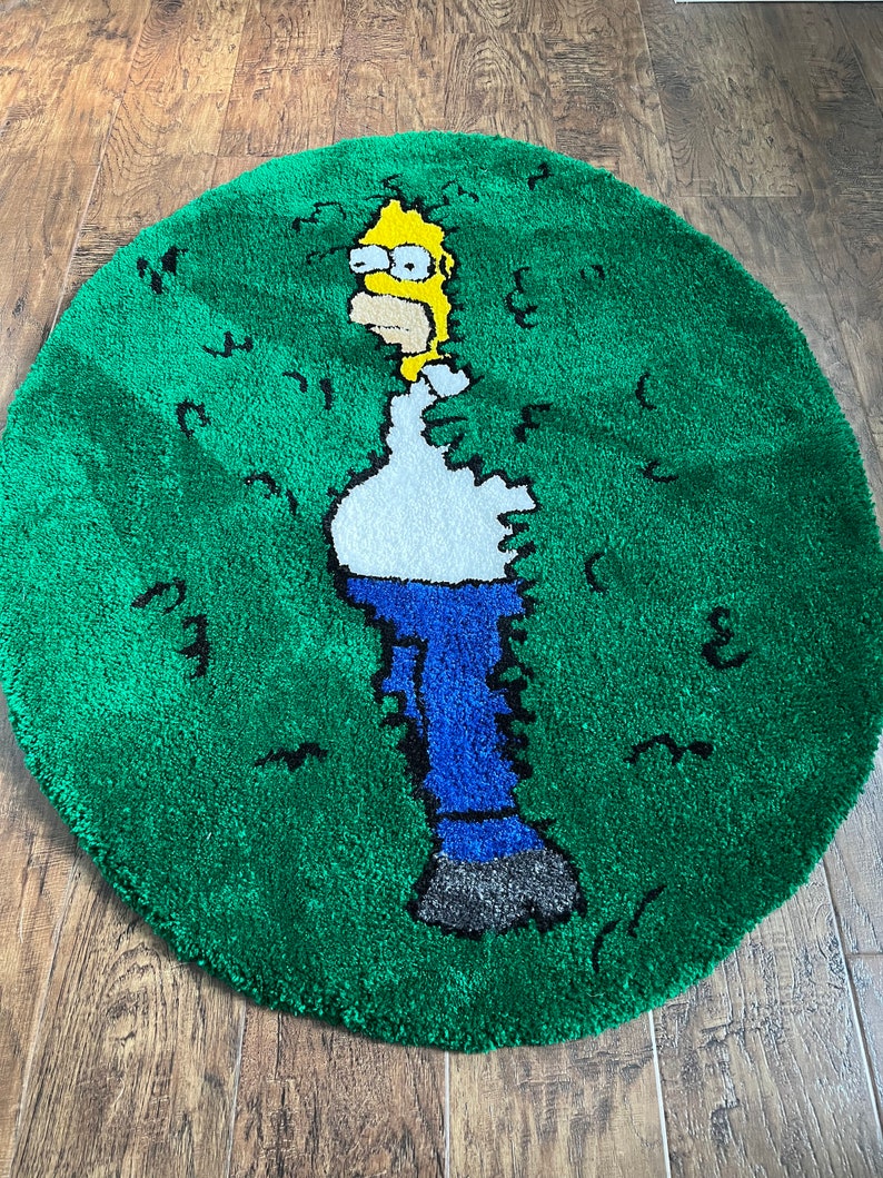 Homer Simpson Custom Meme Rug - Etsy